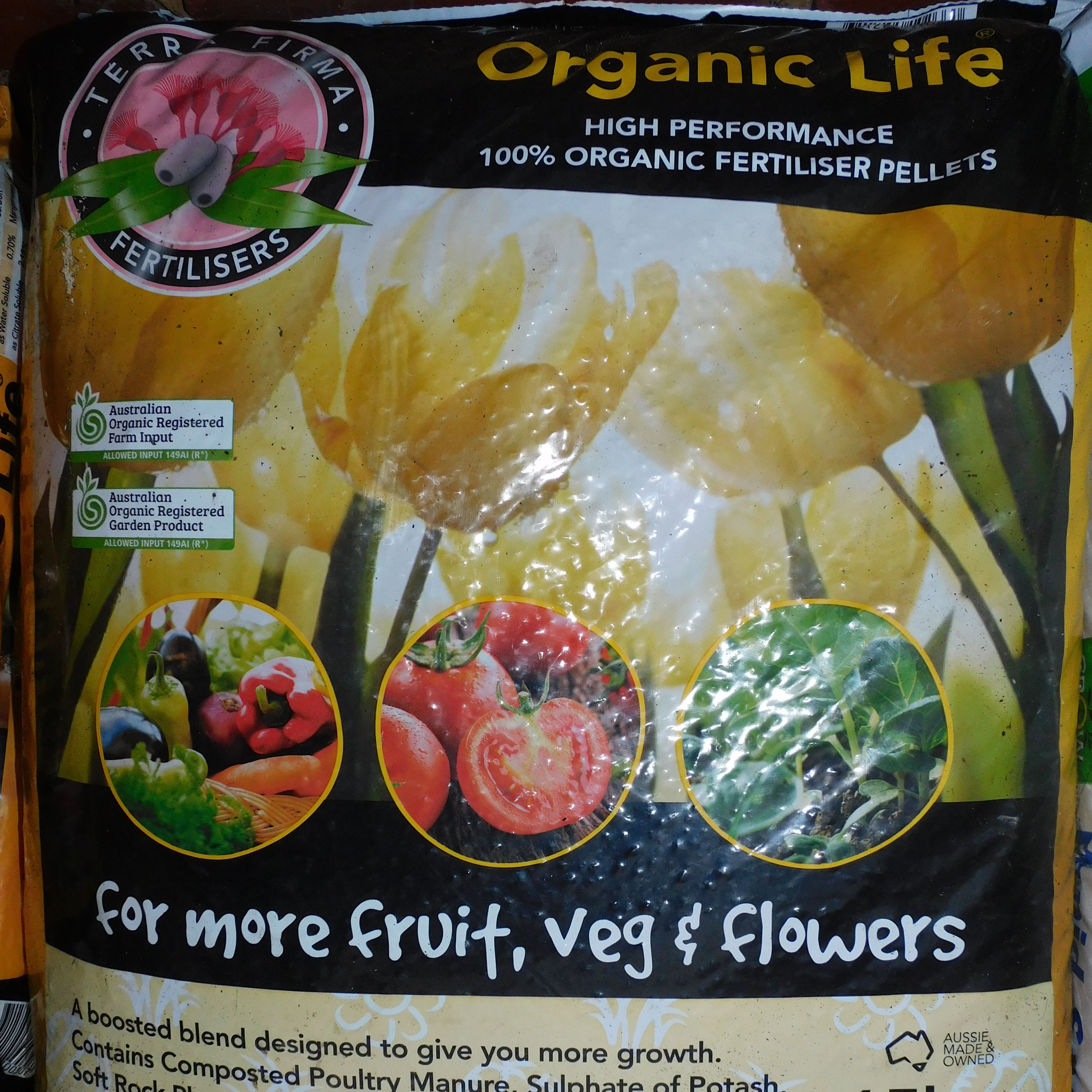 Organic Life Fertiliser – Wombat Gully Plant Farm Geelong
